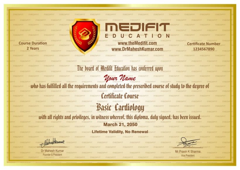 Basic Cardiology – Medical & Fitness Certifications